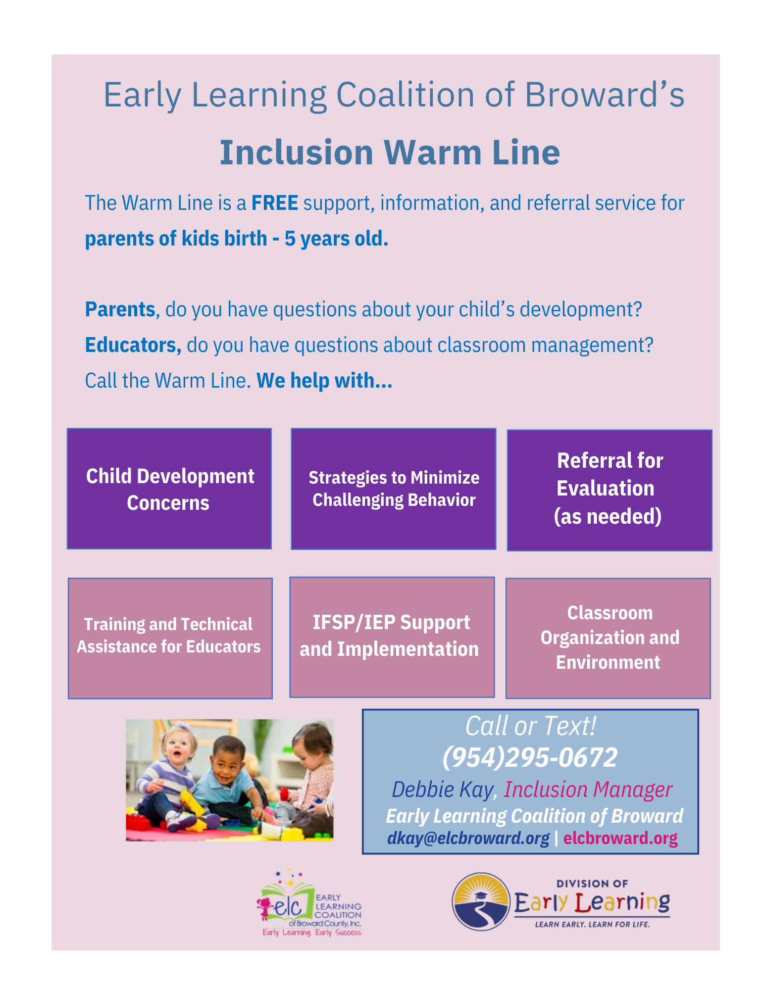 ELC BROWARD TOOLKIT Early Learning Coalition Of Broward County Inc 